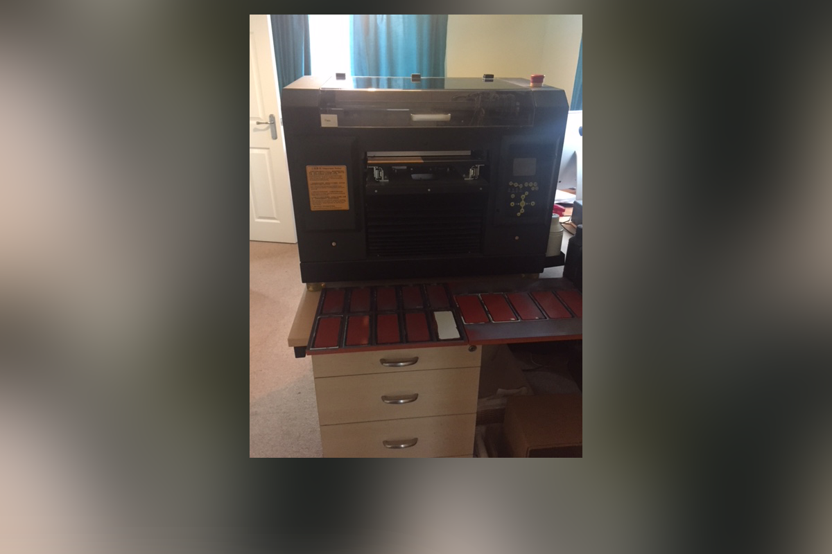 Brotherjet U1800 UV LED Digital Product Printer - Image Reports