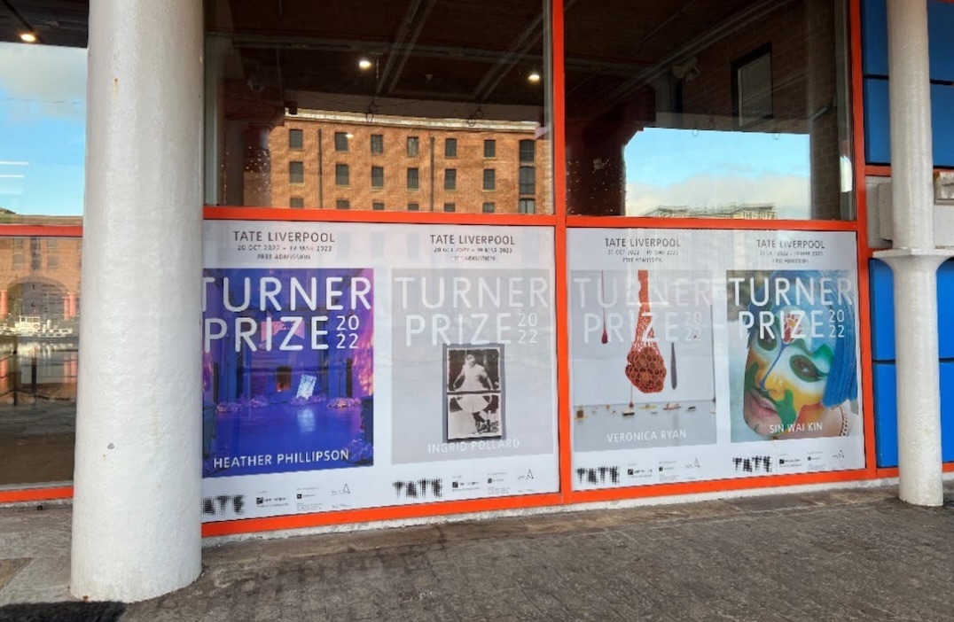 Benson Signs prints Turner Prize window graphics - Image Reports